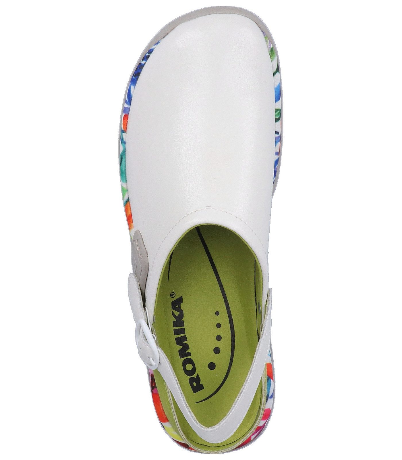 Romika Clogs Leder Clog, Absatzform: Blockabsatz