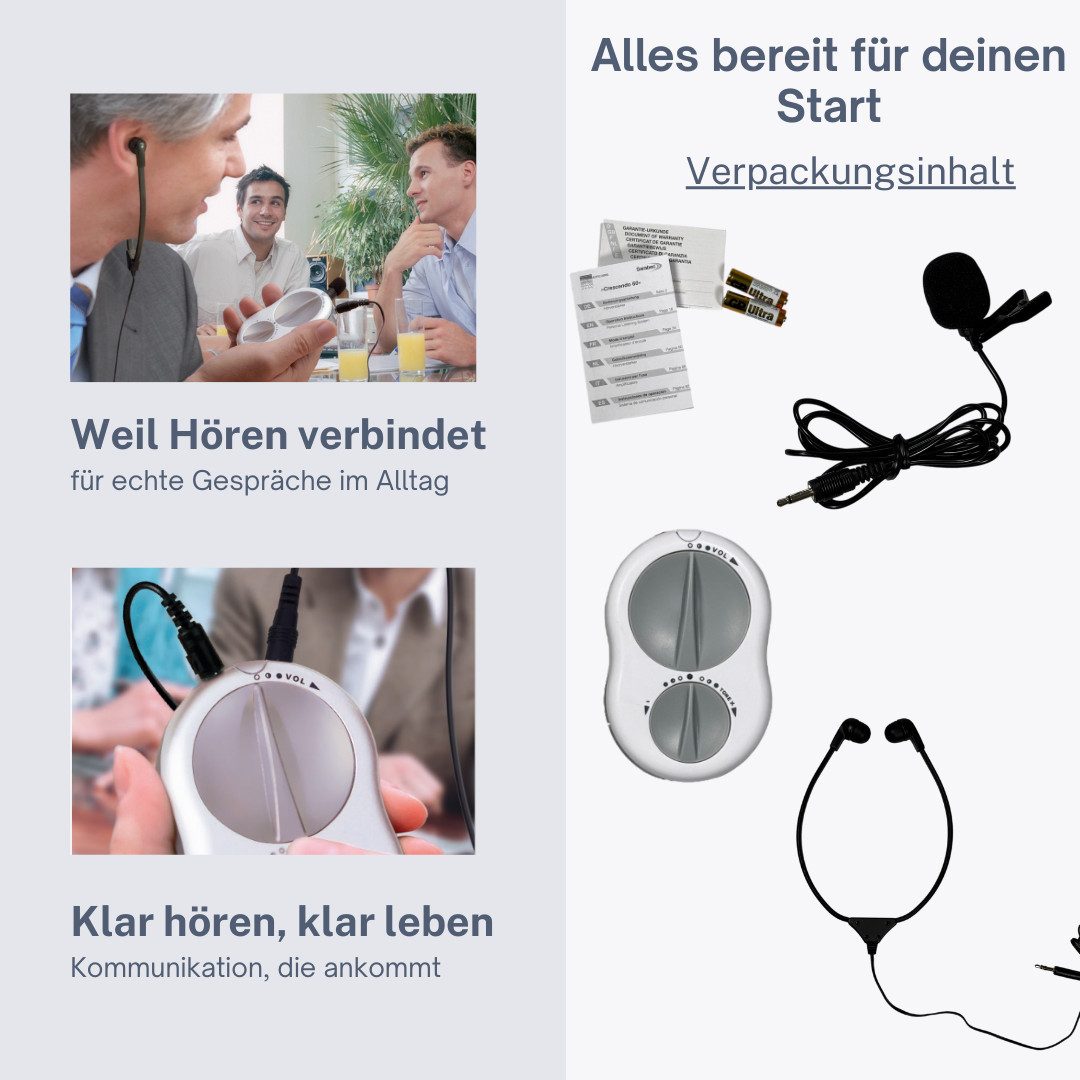 HUMANTECHNIK Hörverstärker Crescendo 60, Hörgerät, Hörhilfe
