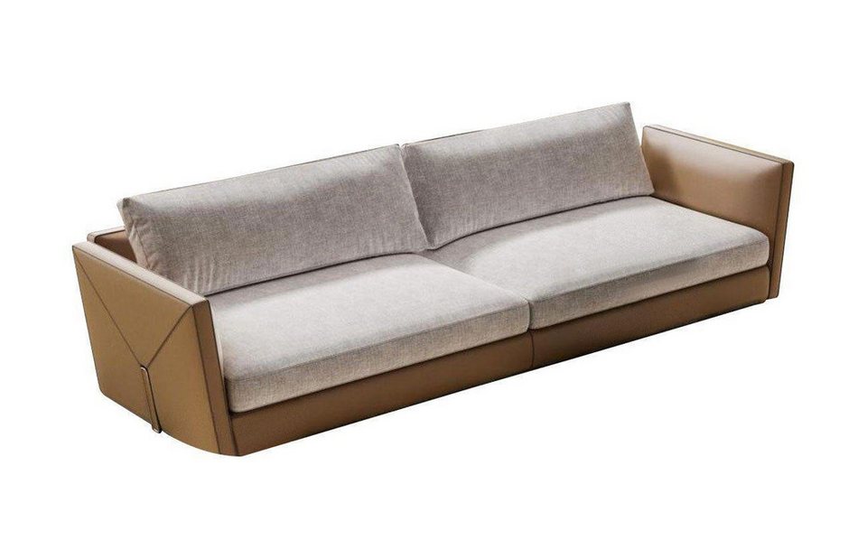 Jvmoebel 3 Sitzer Sofa 3 Sitzer Dreisitzer Modern Stoff Grau Sofas