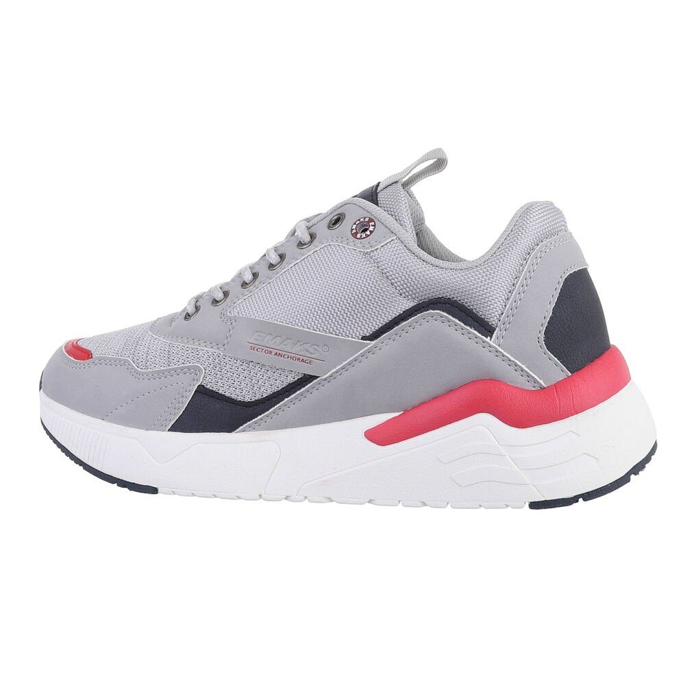 Ital Design Herren Low Top Freizeit Sneaker 79225274 Flach Sneakers