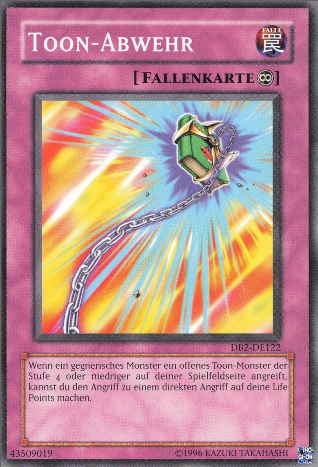 Recollectibles Sammelkarte Yugioh Karte Toon Abwehr Deutsch Yu Gi Oh