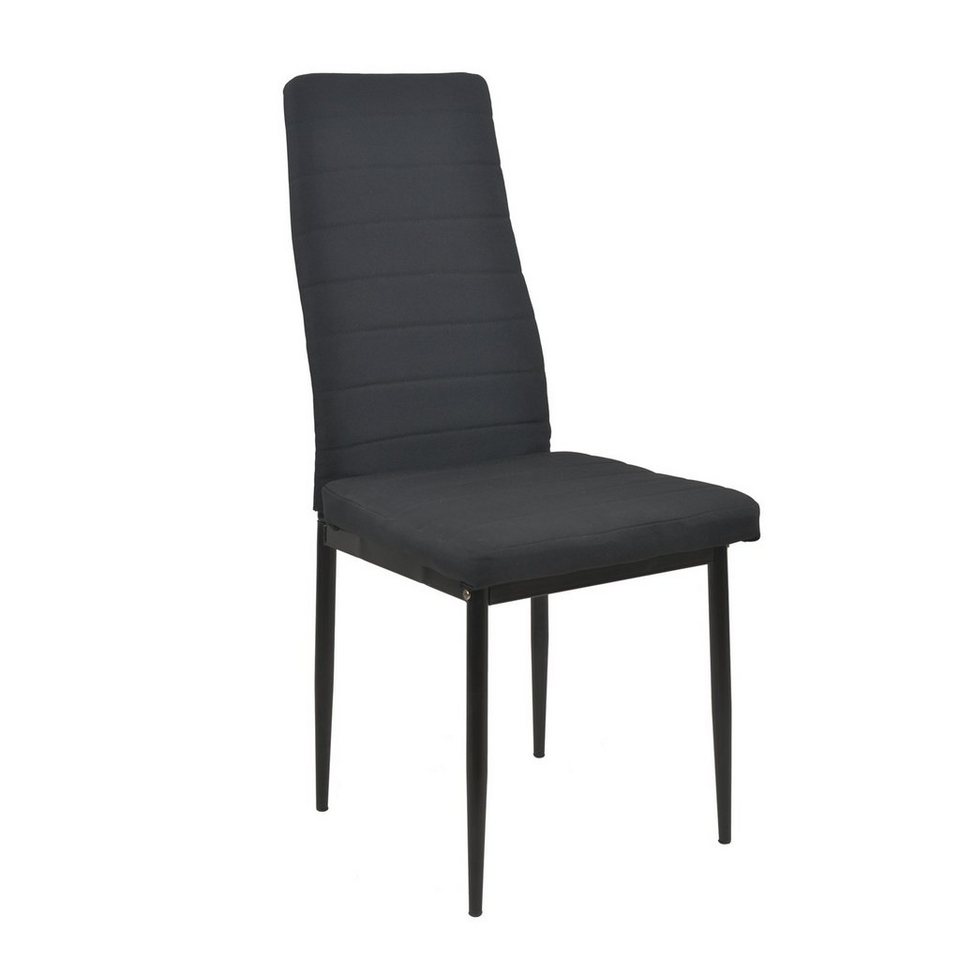 Hti Living Esszimmerstuhl Stuhl Memphis Webstoff Schwarz Einzelstuhl