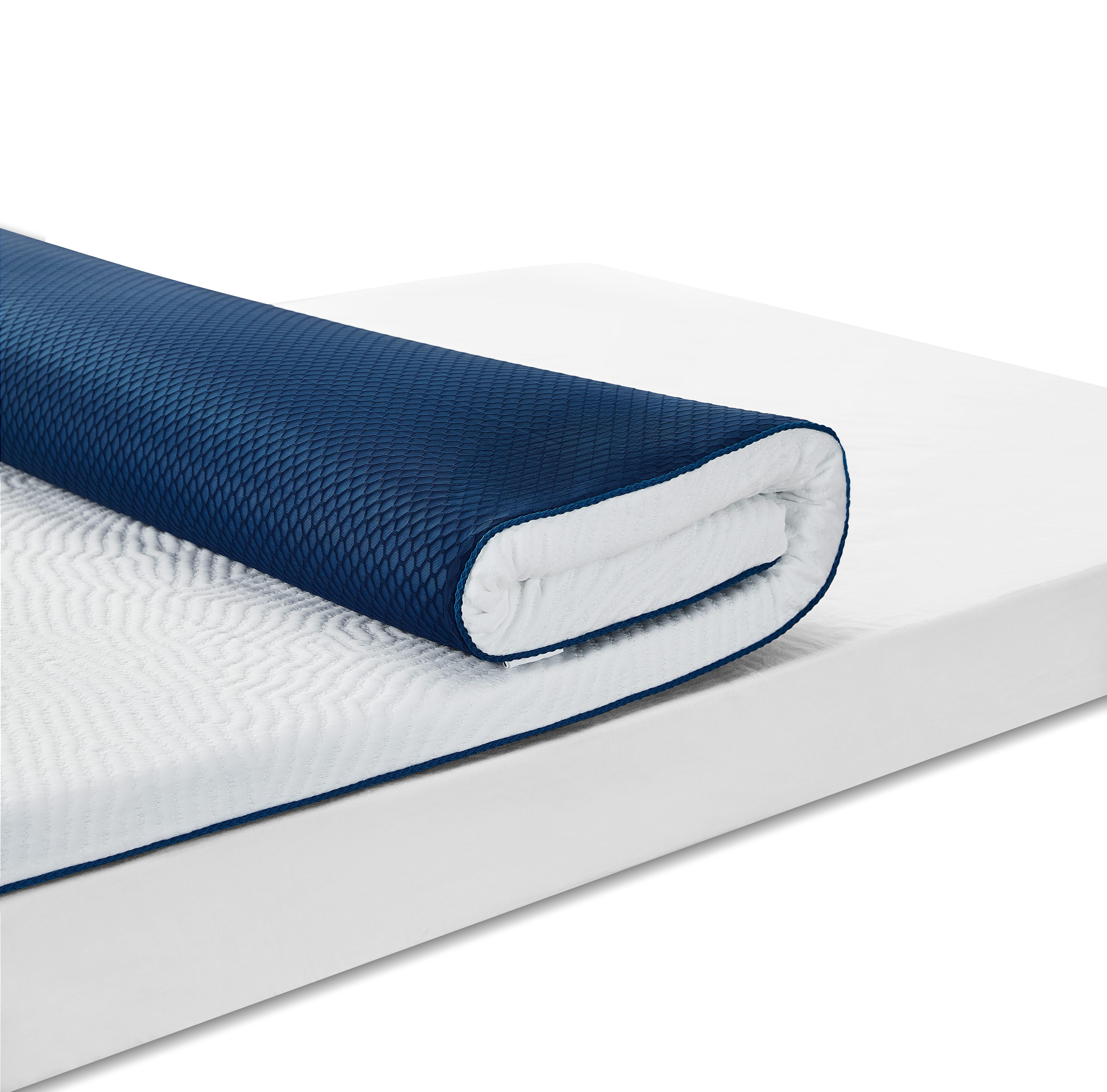 LINSY HOME, Topper Gel-Matratzentopper, H2/H3 Memory Foam Topper, 7.5 cm hoch, Tencel-Bezug, Gel ...