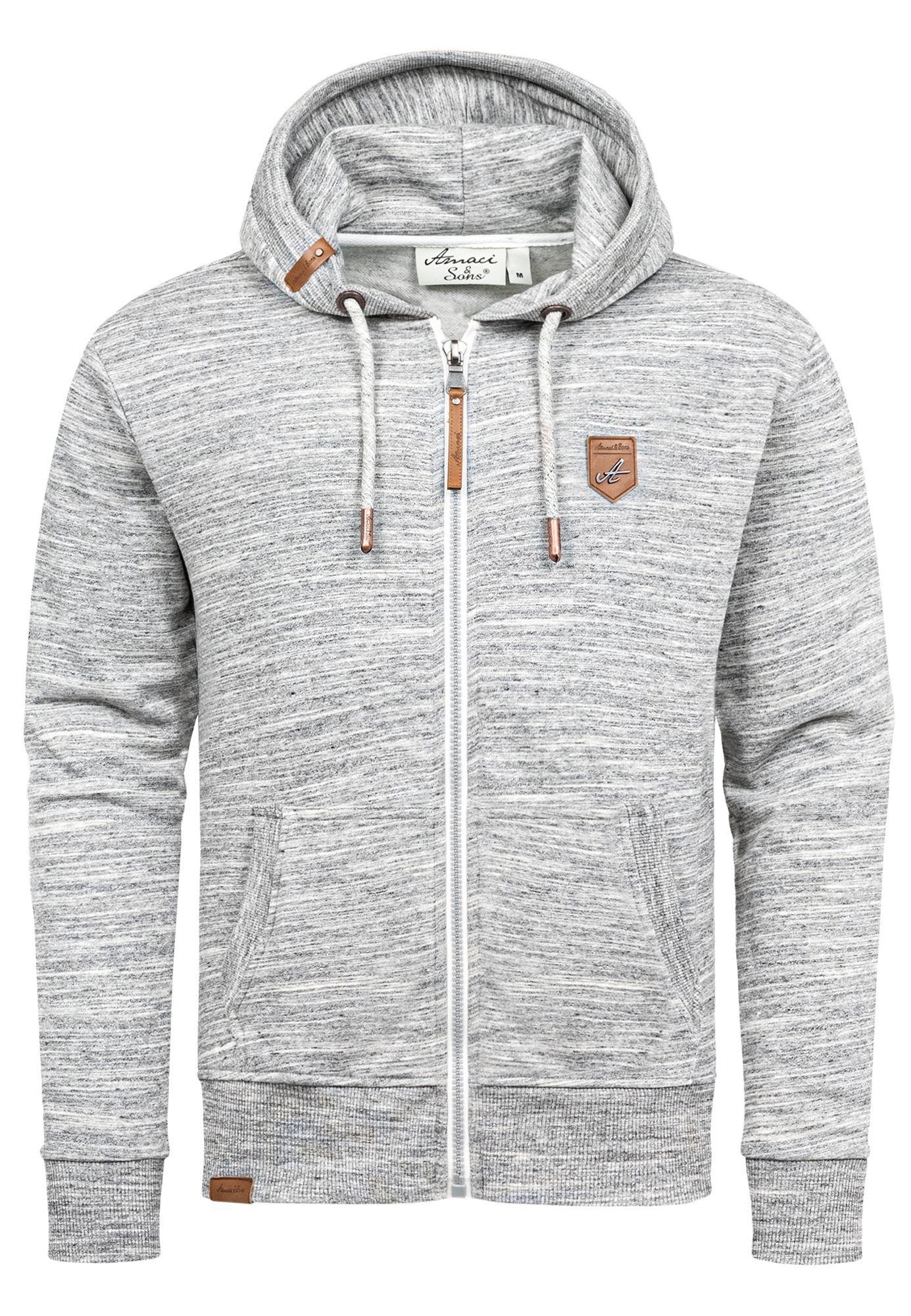 Amaciandsons Kapuzenpullover Tarrant Sweatjacke Herren Kapuzenpullover