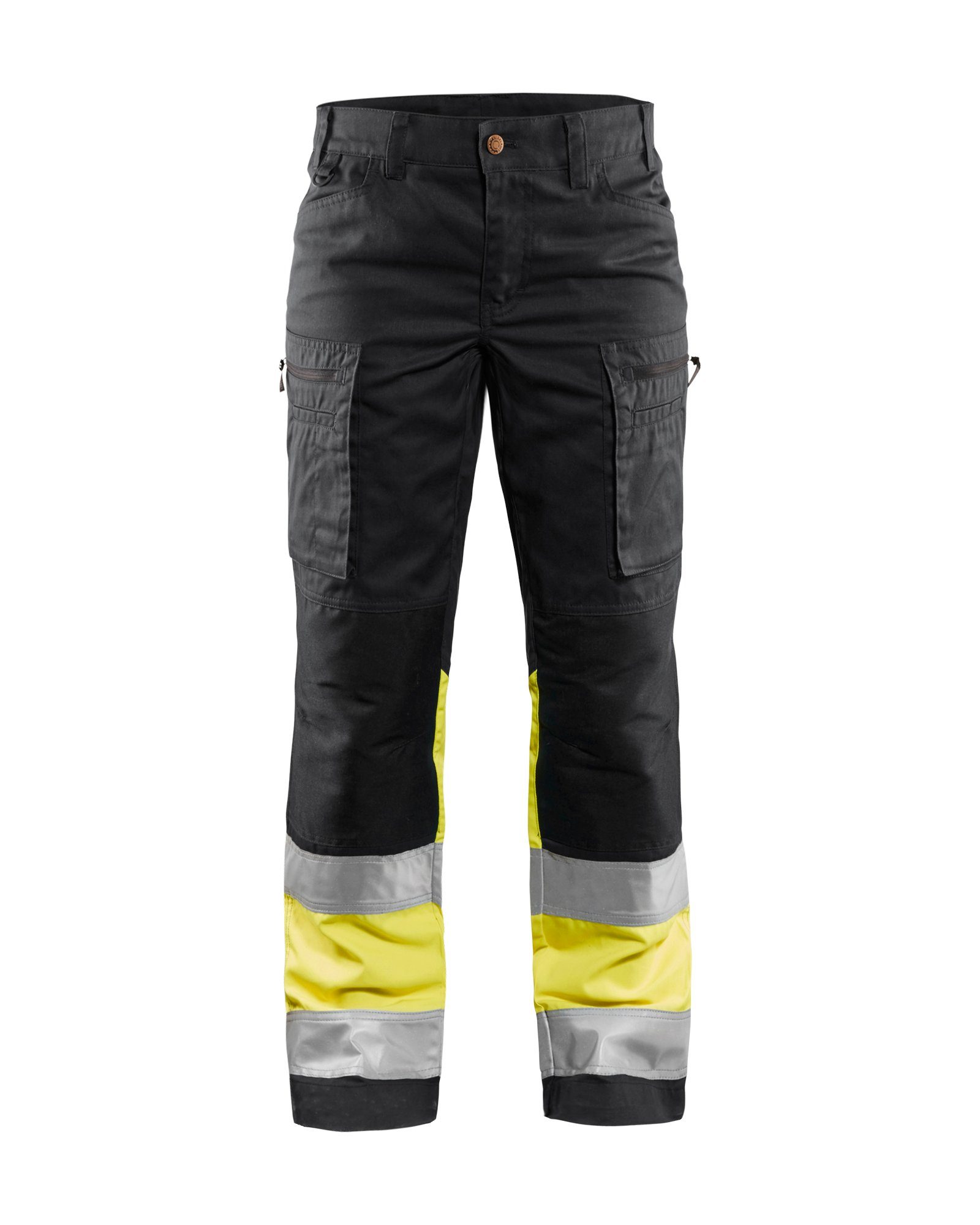 BlÅklader Arbeitsbundhose Damen High Vis Arbeitshose Mit Stretch 1 Tlg