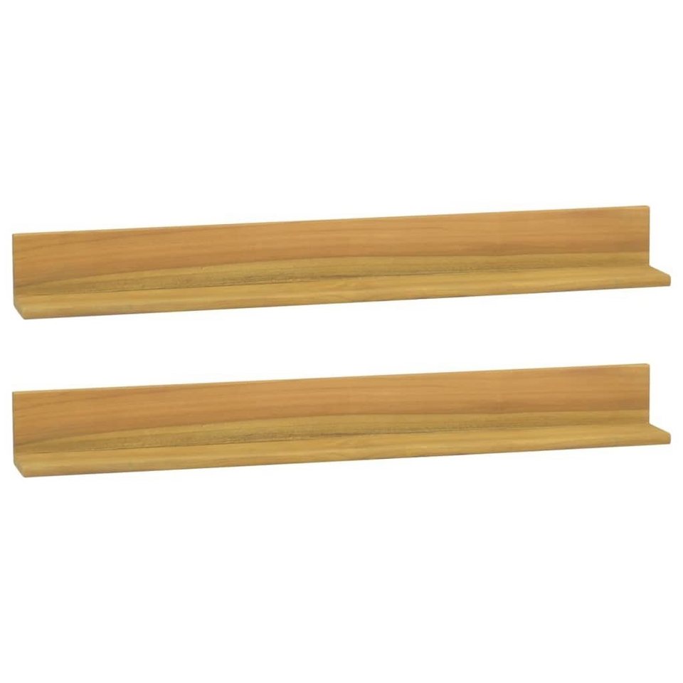 Möbelando Wandregal 3014839 Lxhxt 90x10x10 Cm 2er Set Aus Massivholz