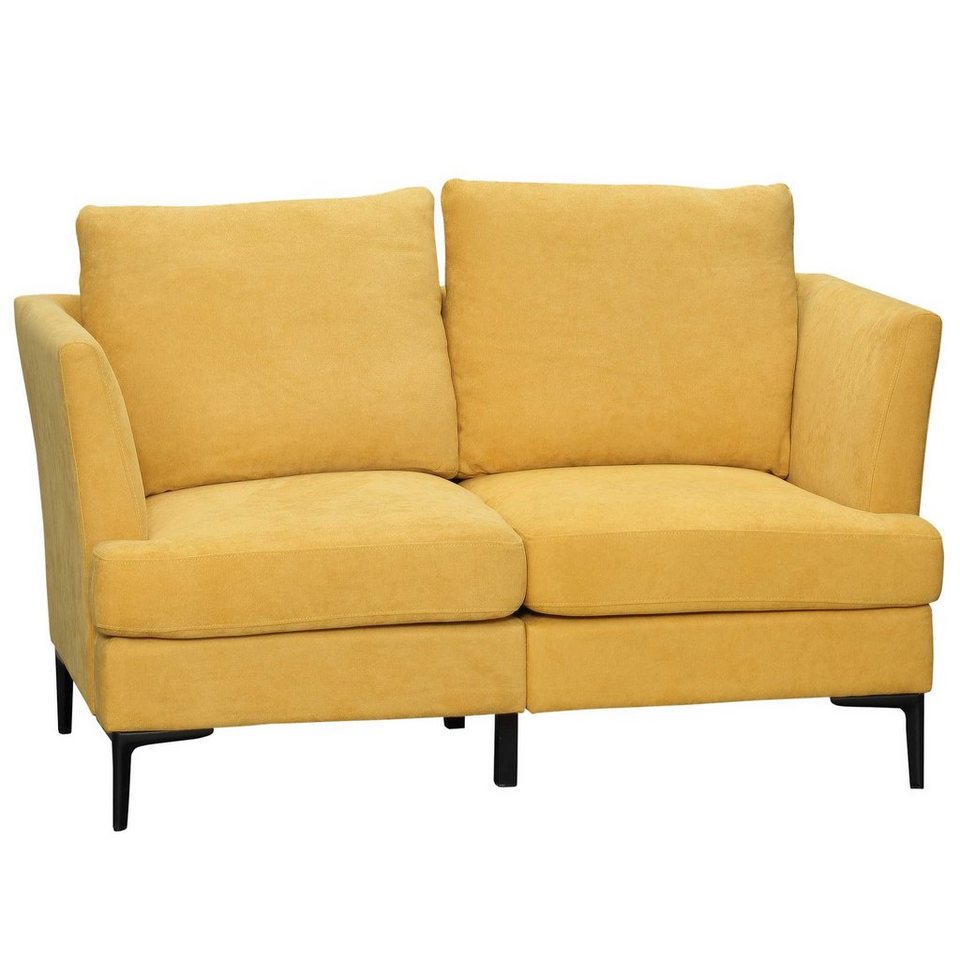 Homcom Loveseat Doppelsofa Set 1 St 2 Sitzer Sofa Doppelsofa In