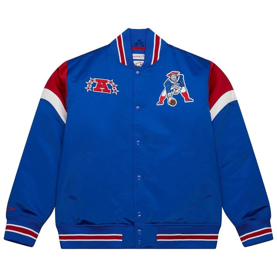 Mitchell & Ness Collegejacke Heavyweight Satin NFL New England Patriots Mitchell & Ness Collegejacke Heavyweight Satin NFL New England Patriots