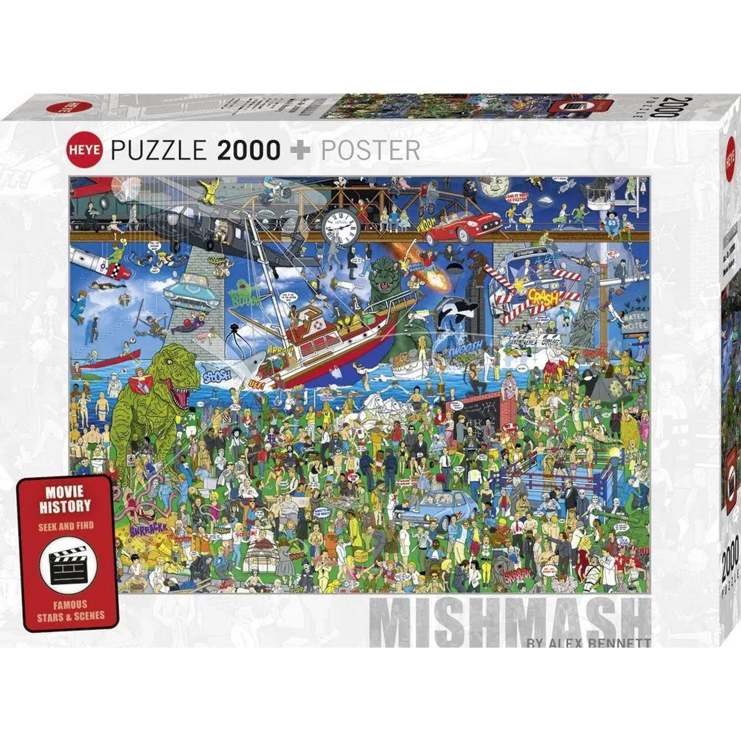 HEYE Puzzle Movie History, 2000 Puzzleteile