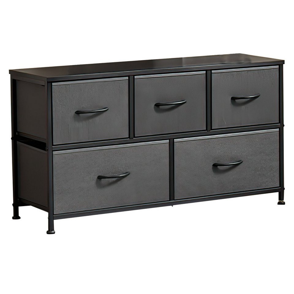 Surfou Schubkastenkommode Kommode Mit 5 Schubladen Sideboard