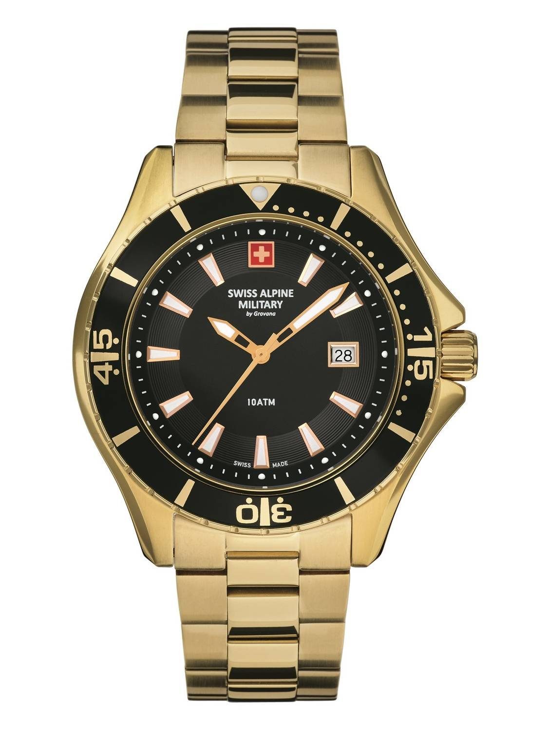 Swiss Alpine Military Schweizer Uhr Diver, Das Gehäuse ist aus ...