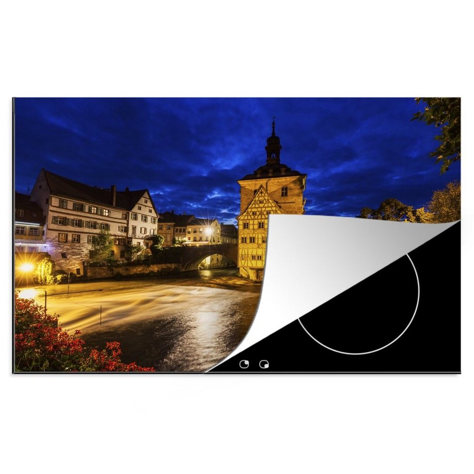 Muchowow Herdblende Abdeckplatte Das Beleuchtete Bamberger Rathaus In