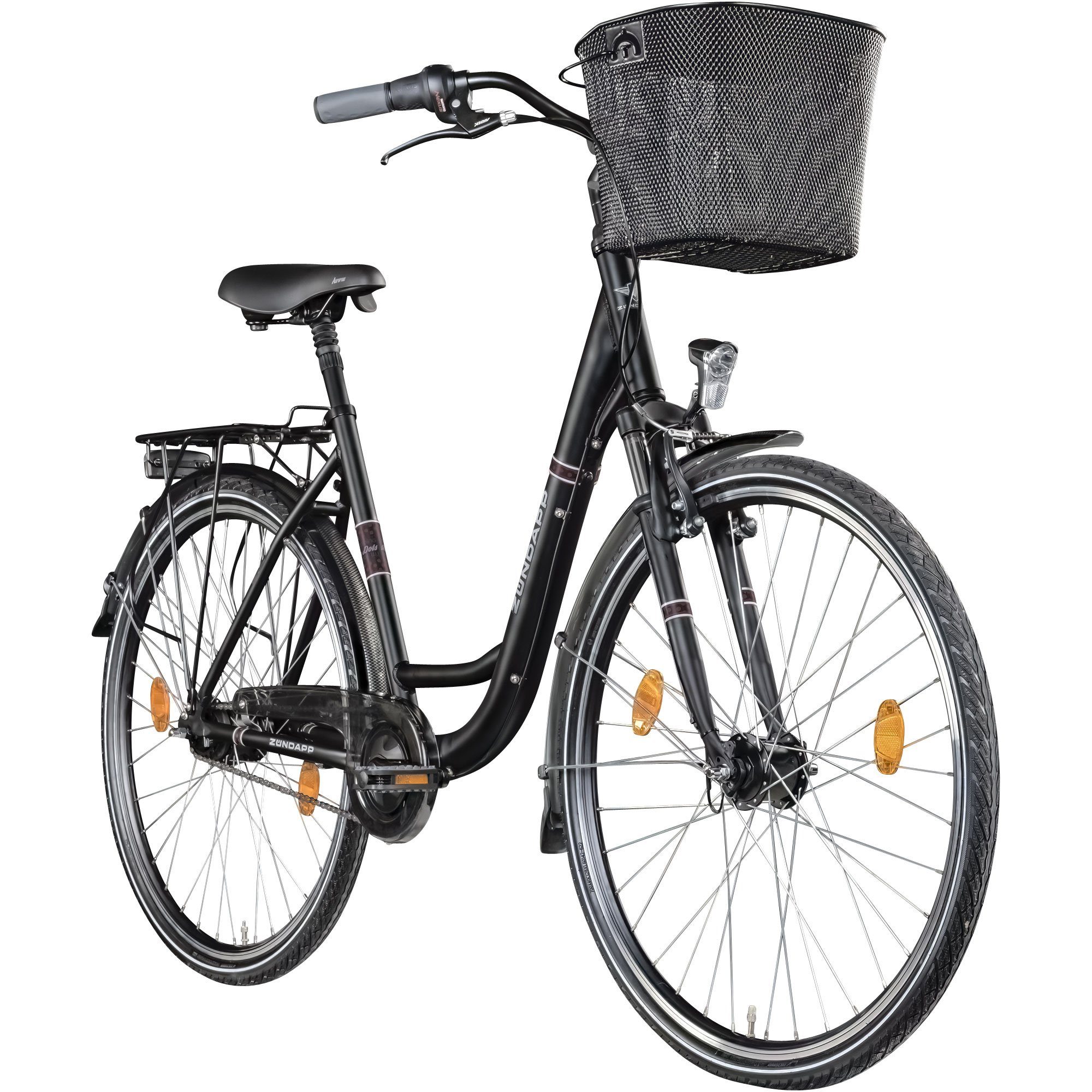 Zündapp Cityrad Red 5.0, 7 Gang Shimano Nexus Inter 7 SG-C3001-7C ...