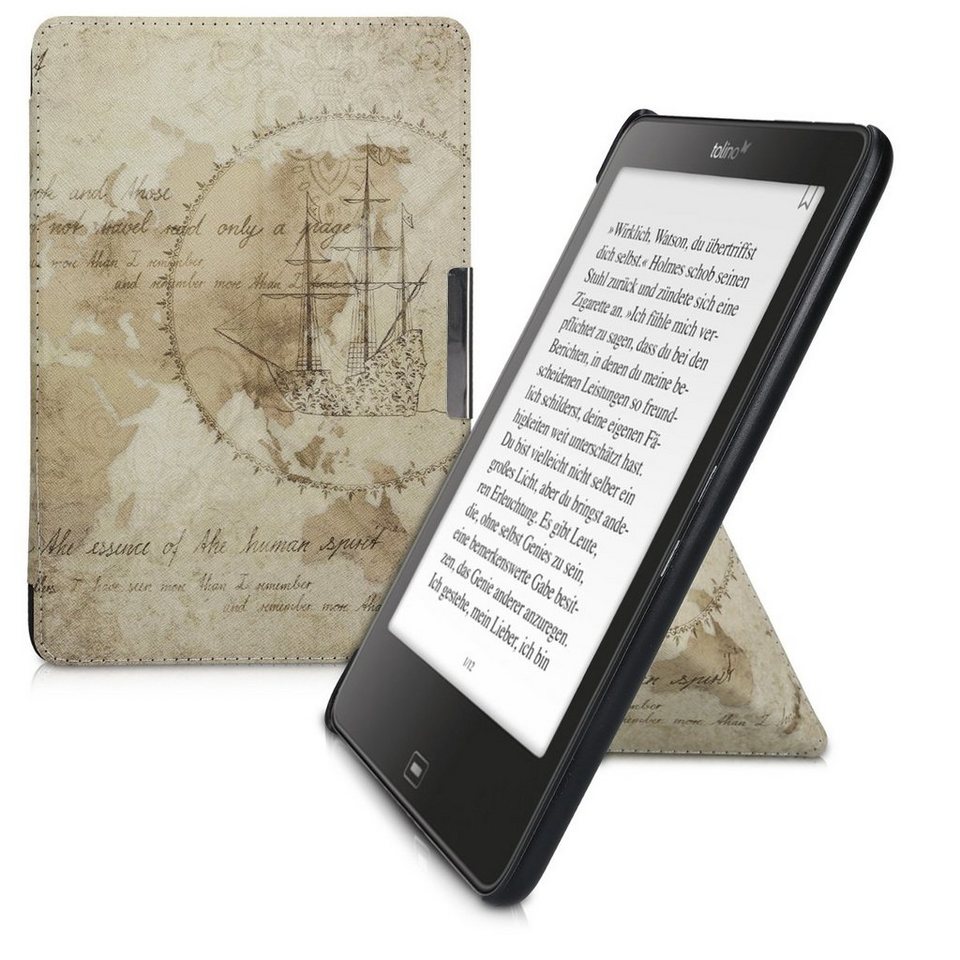 Kwmobile E Reader Hülle Hülle Für Tolino Epos Kunstleder Ereader