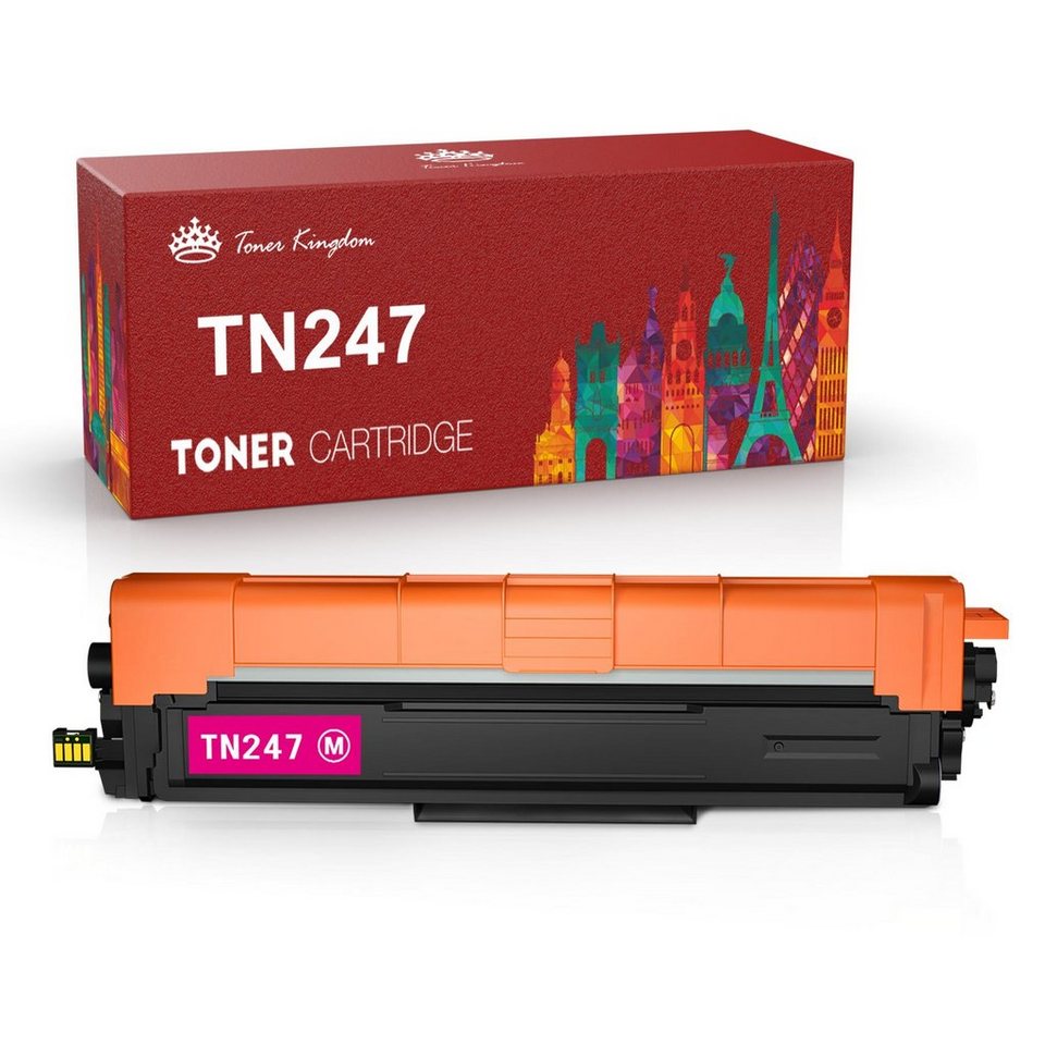 Toner Kingdom Tonerpatrone »TN247 TN-243M Magenta«, (Kompatibel für ... Toner Kingdom Tonerpatrone »TN247 TN-243M Magenta«, (Kompatibel für ...
