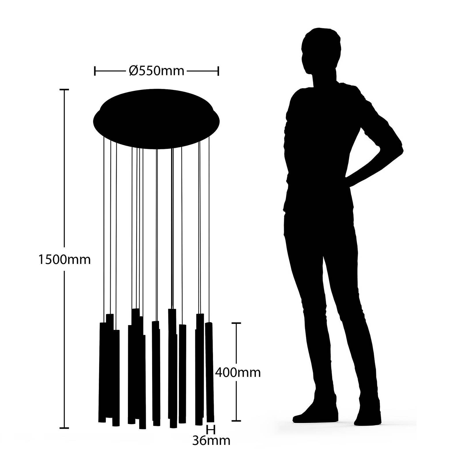 ᐅ Lucande LED-Hängeleuchte Stoika, dimmbar, LED-Leuchtmittel fest ...