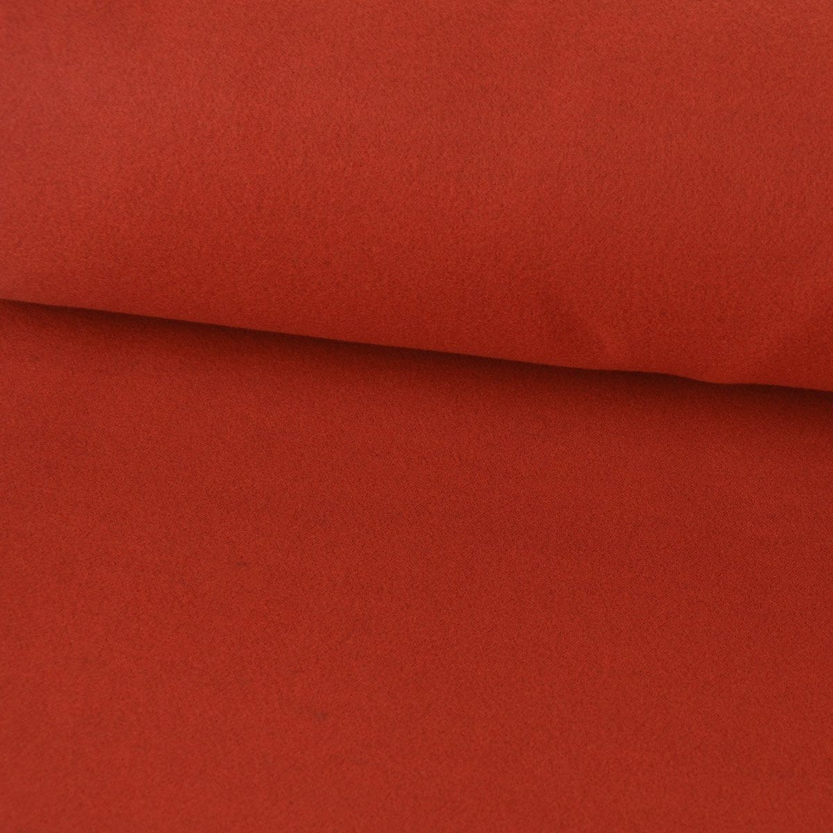 SchÖner Leben Stoff Mantelstoff Softcoat Uni Terrakotta 150m Breite