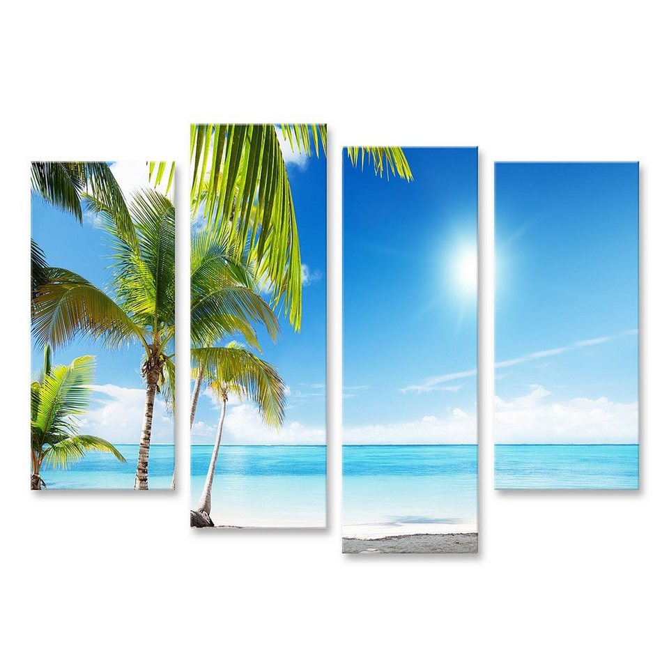 Islandburner Leinwandbild Bild Auf Leinwand Karibik Strand Unter