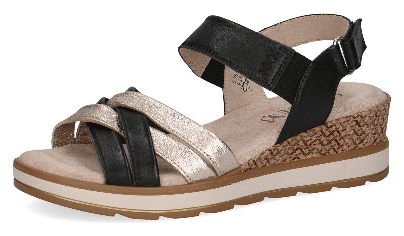 Caprice Keilsandalette Sommerschuh Sandale Keilabsatz Mit
