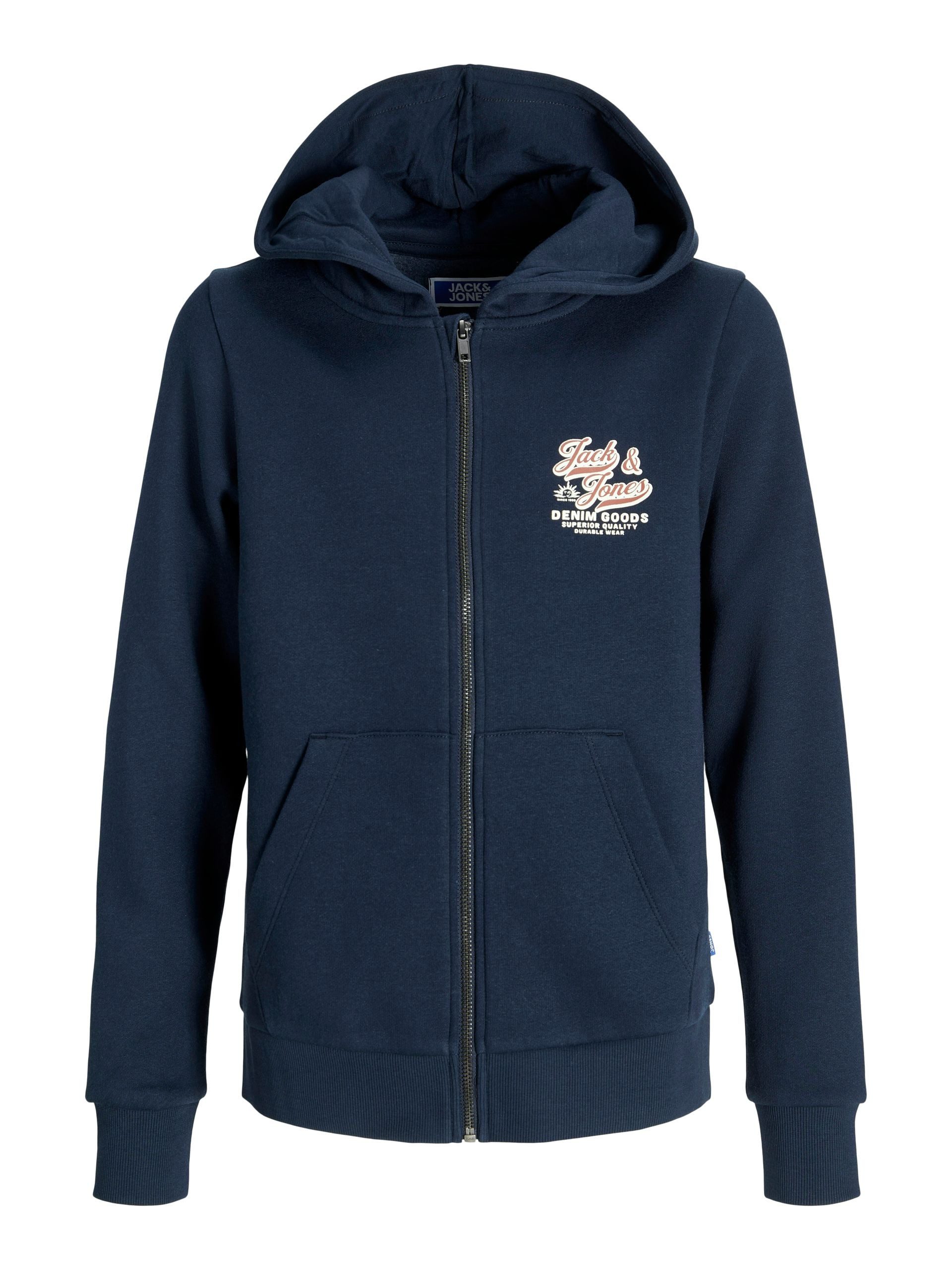Jack & Jones Junior Kapuzensweatjacke JJELOGO ZIP HOOD 2COL AW 25 MNI