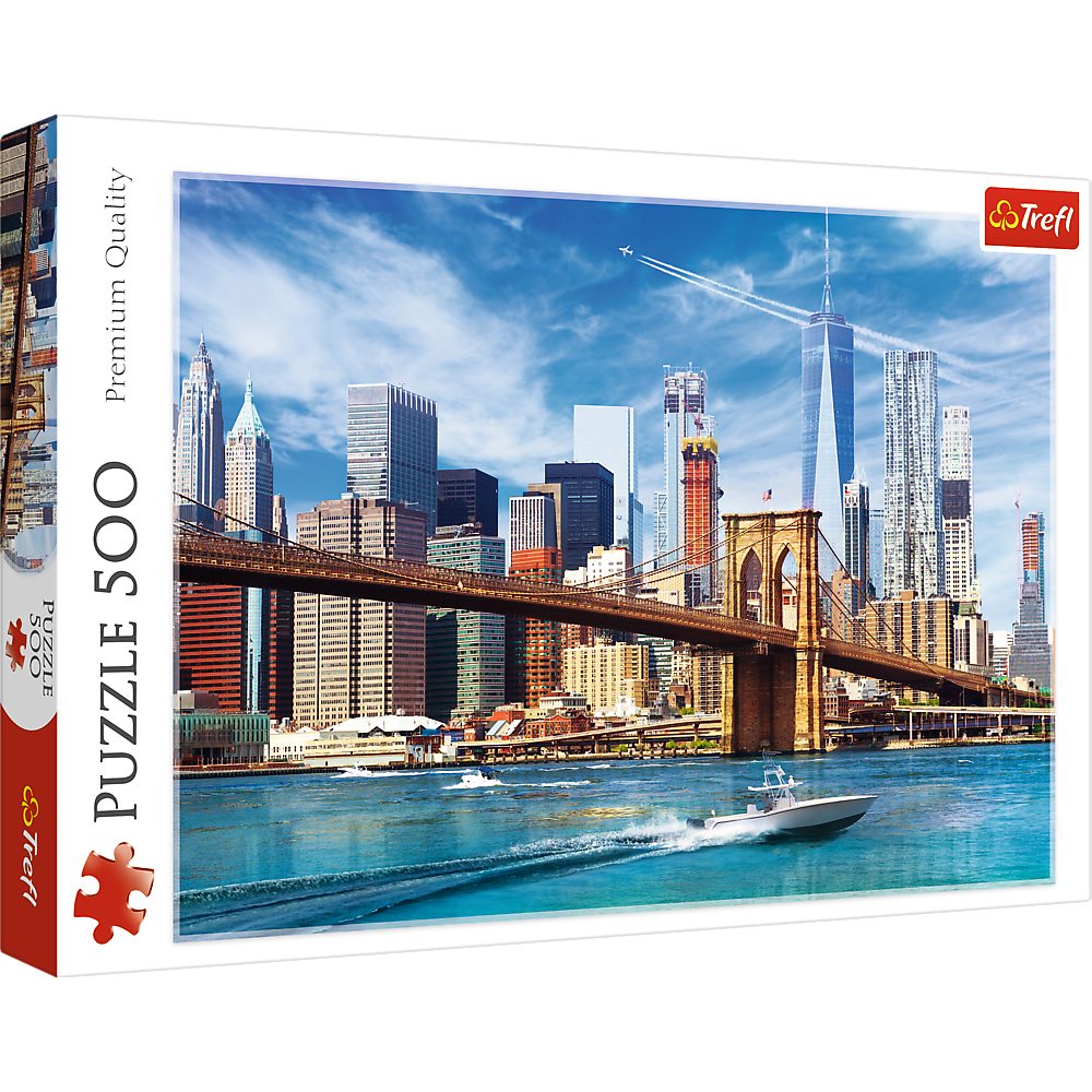 Trefl Puzzle Trefl 37331 Sicht auf New York 500 Teile Puzzle, 500 ...
