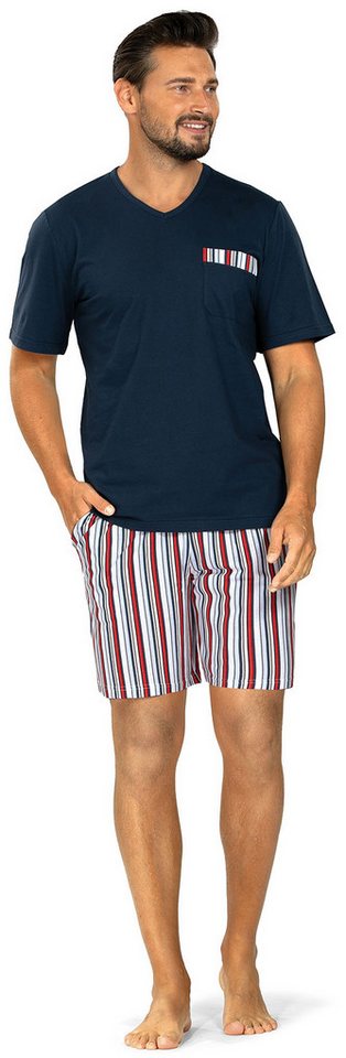 Comte Shorty Lunar Lounge Set 2 Tlg 2 Teilig Herren Pyjama Kurz