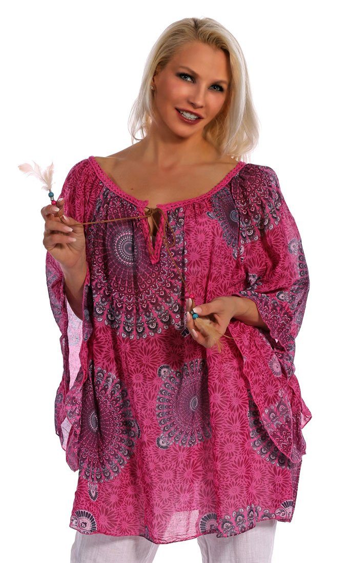 Rosa Longtuniken für Damen kaufen » Pinke Tunikakleider | OTTO