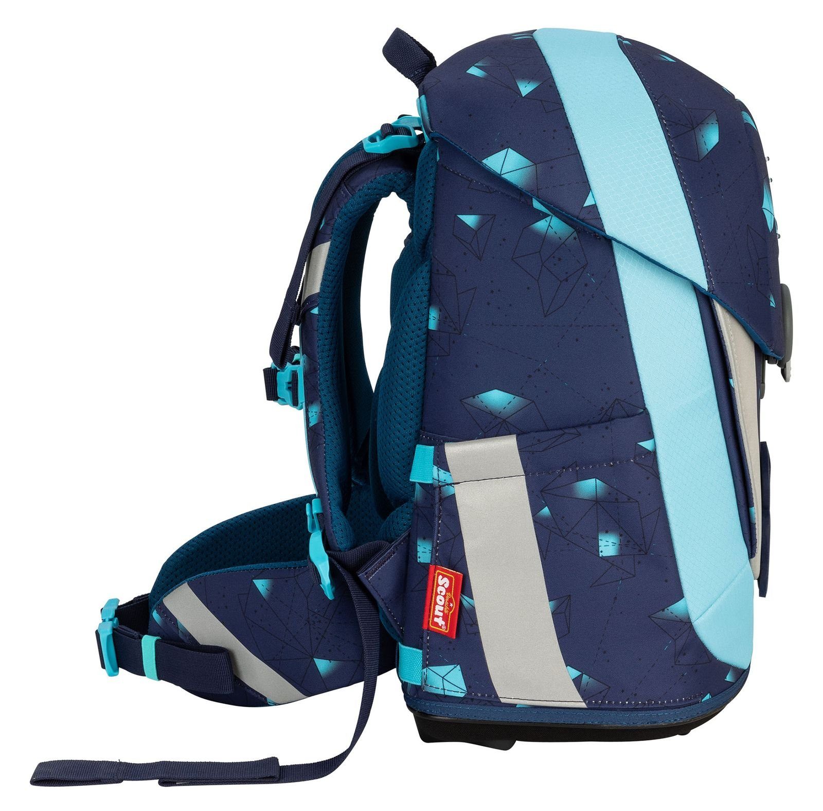 Scout Schulranzen Sunny II Set 5-teilig (Set, 4-tlg), Tornister, Ranzen