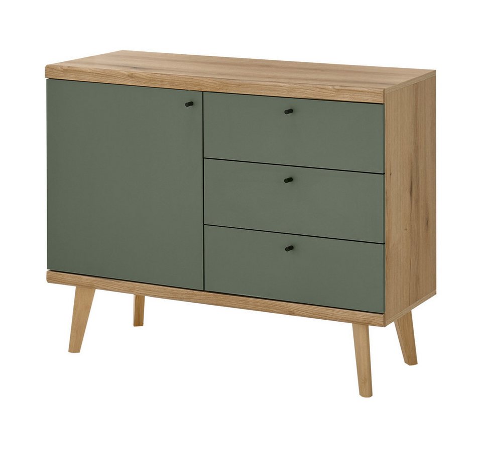 Furndesign Kommode Juna Sideboard In Evoke Eiche Mit Salbeigrün 107