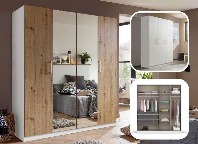Rauch Drehtürenschrank Cosmo Inkl Stoffboxen Set Und Extra