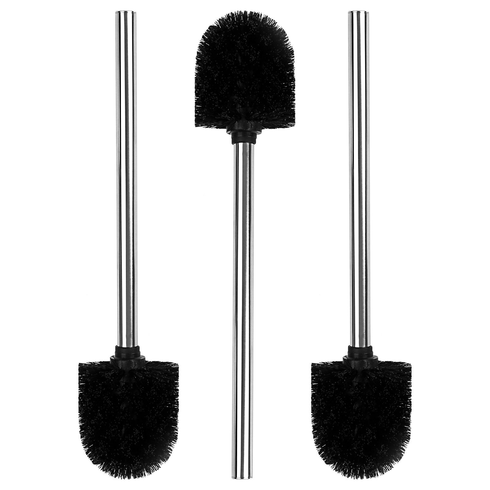 Wc Reinigungsbürste 3 X Edelstahl Wc Bürste Schwarz Ersatz