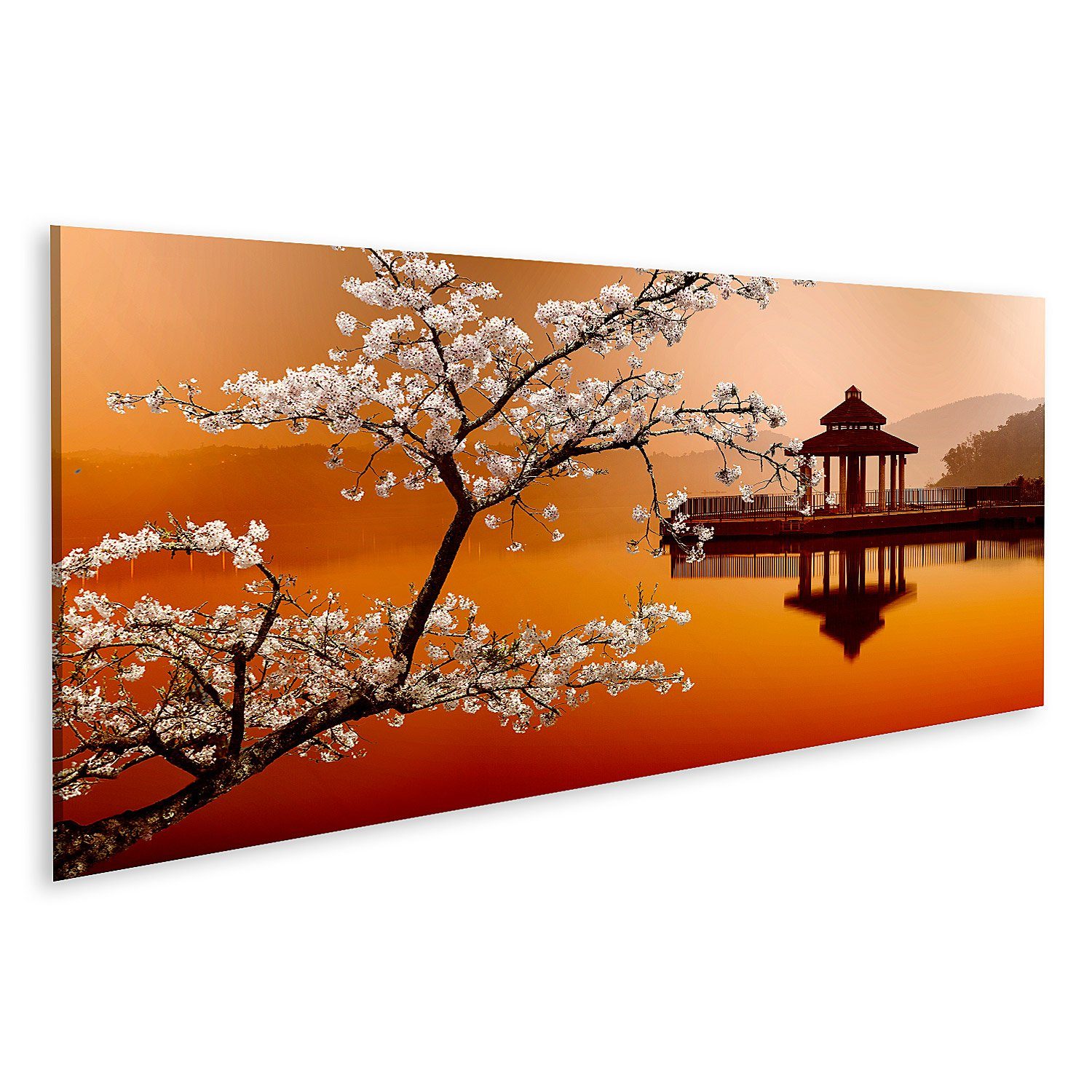 islandburner Leinwandbild Bild auf Leinwand Sonne-Mond-See Taiwan Wandbild Poster Kunstdruck Bil
