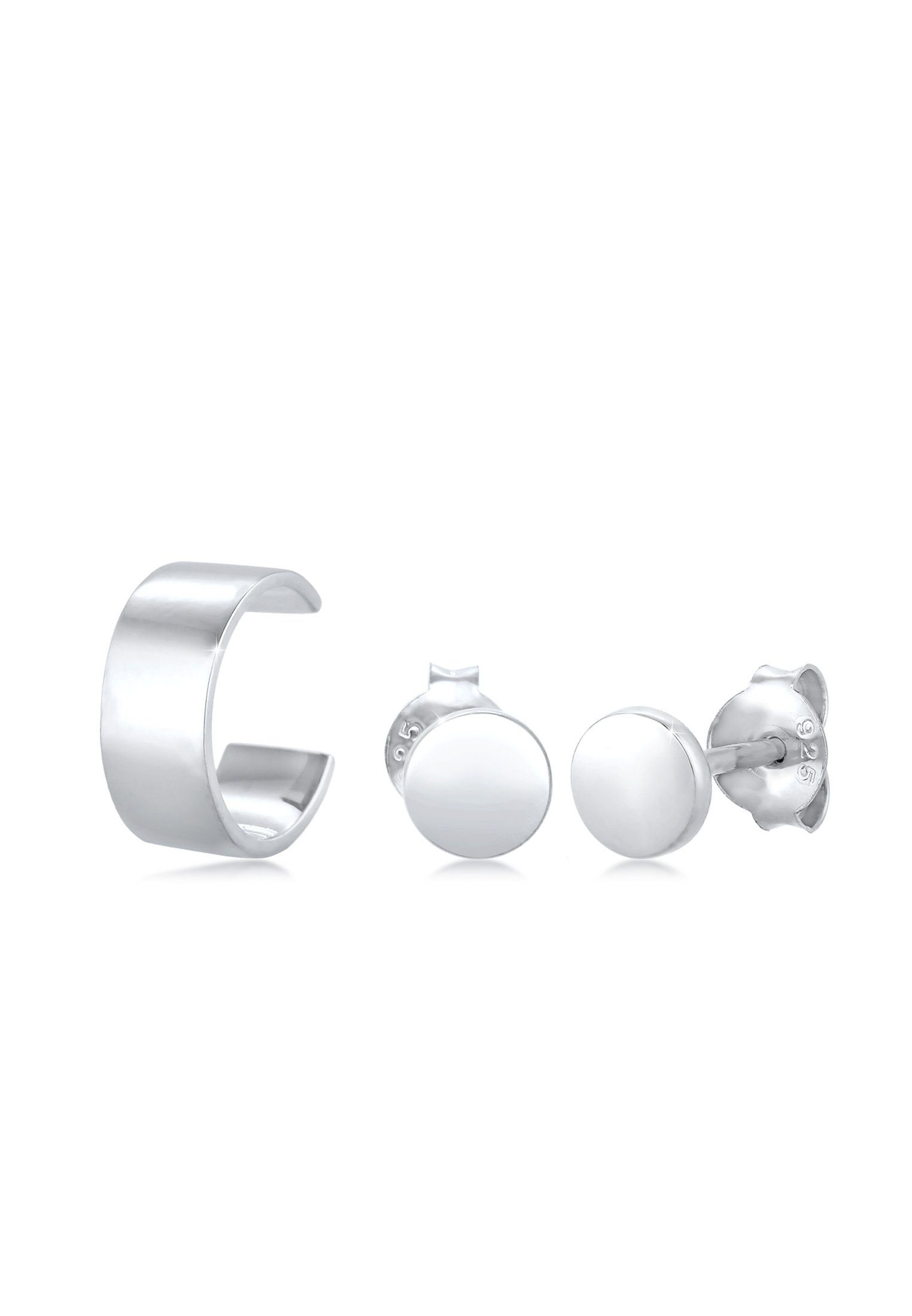 Elli Ohrring Set 2er Set Single Earcuff Trend Blogger 925 Silber