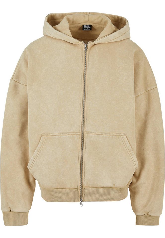 Urban Classics Sweatjacke Urban Classics Herren Heavy Stone Washed 90s