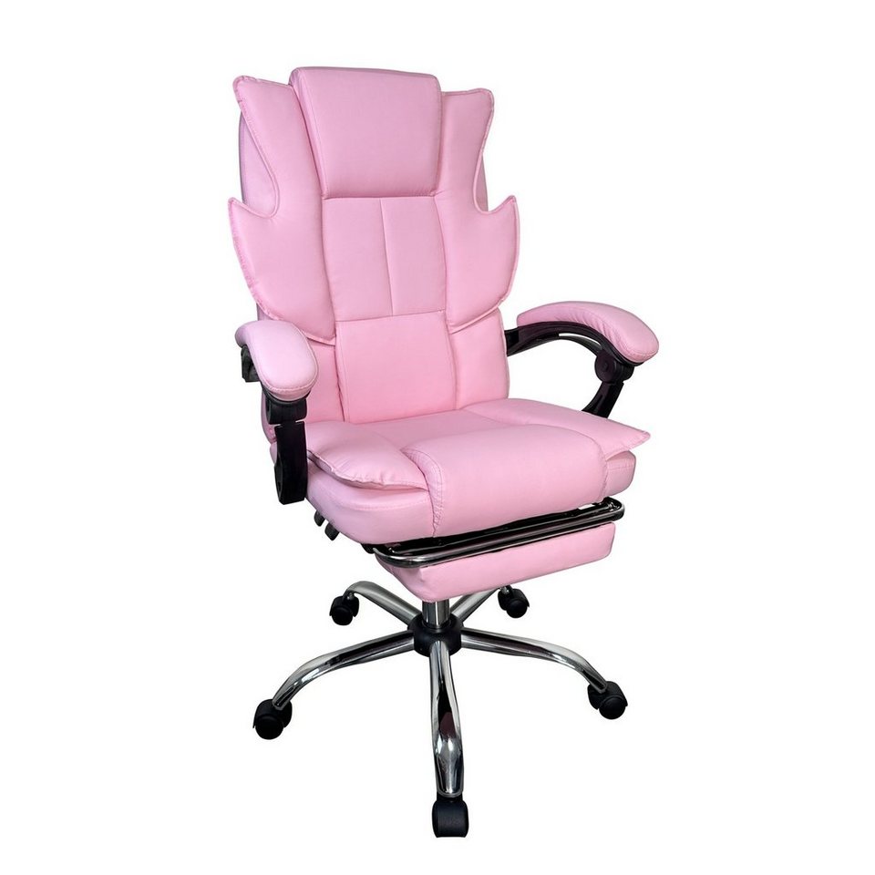Hti Living Schreibtischstuhl Schreibtischstuhl Hebron Pink Stück 1 St