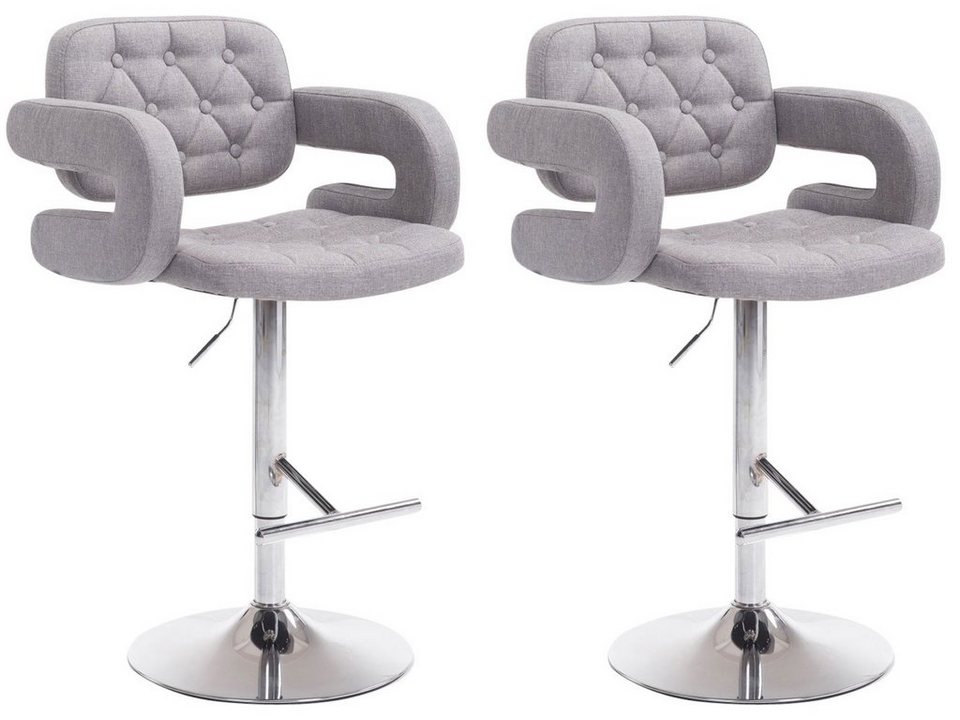 Clp Barhocker Dublin Stoff 2er Set Höhenverstellbar Und Drehbar Ca
