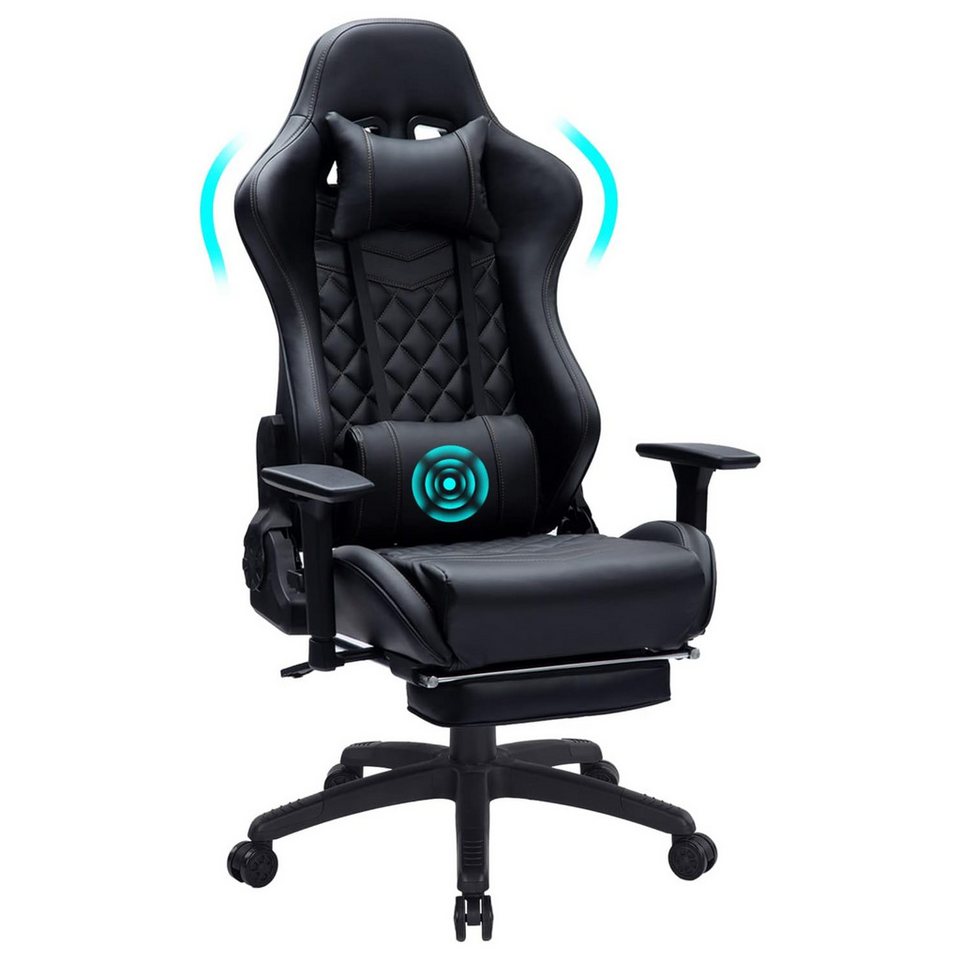 Seedwave Gaming Stuhl Pu Leder Game Stuhl Mit Massagefunktion