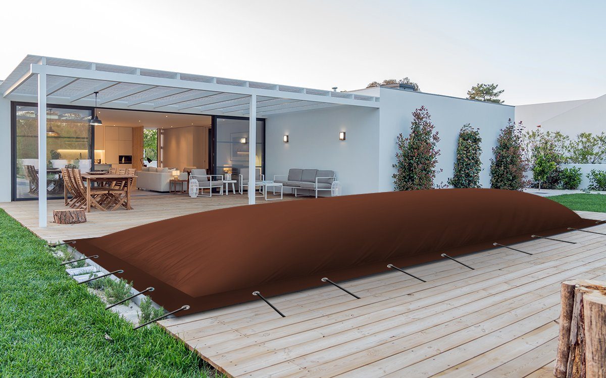 AirDeluxe Pool-Abdeckplane (Profi-Qualität) Rechteckige aufblasbare ...