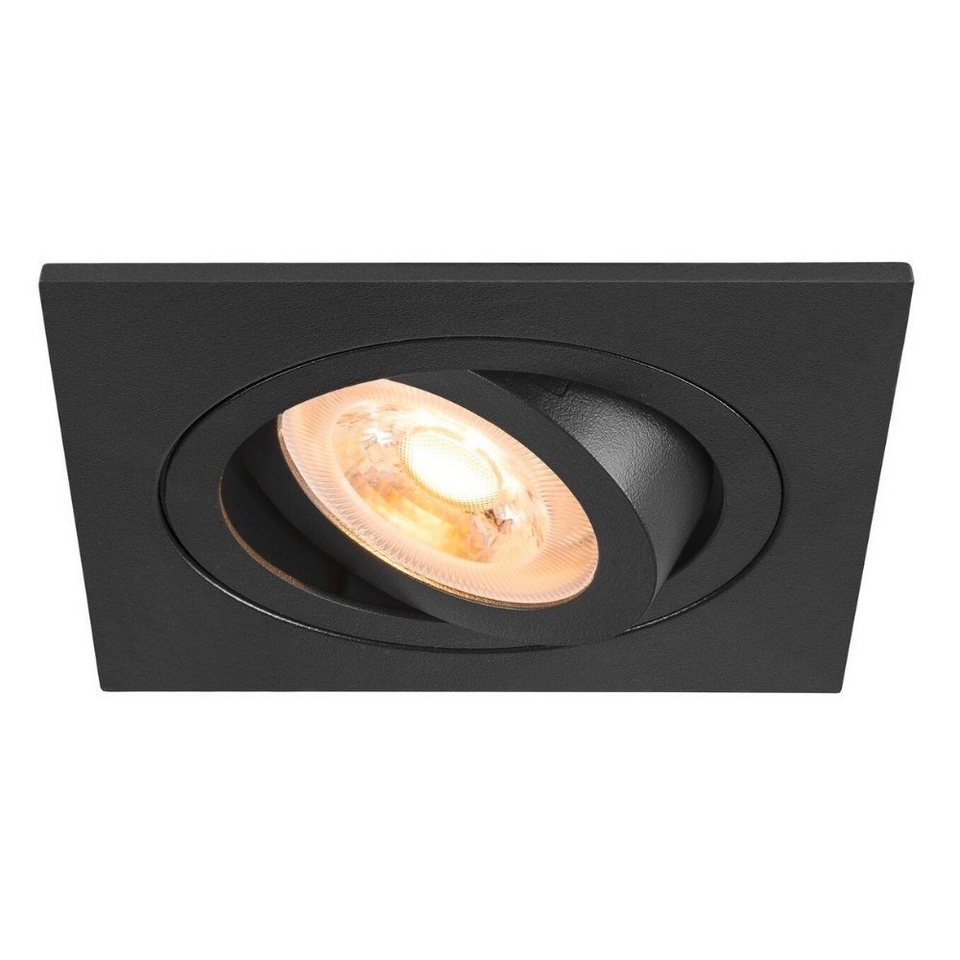 Slv Einbauleuchte Deckeneinbauleuchte New Tria In Schwarz Gu10 90mm