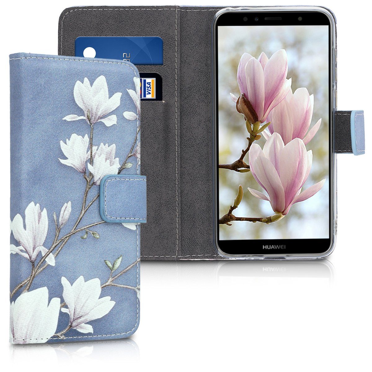 Kwmobile Handyhülle Wallet Case Kompatibel Mit Huawei Y5 Y5 Prime