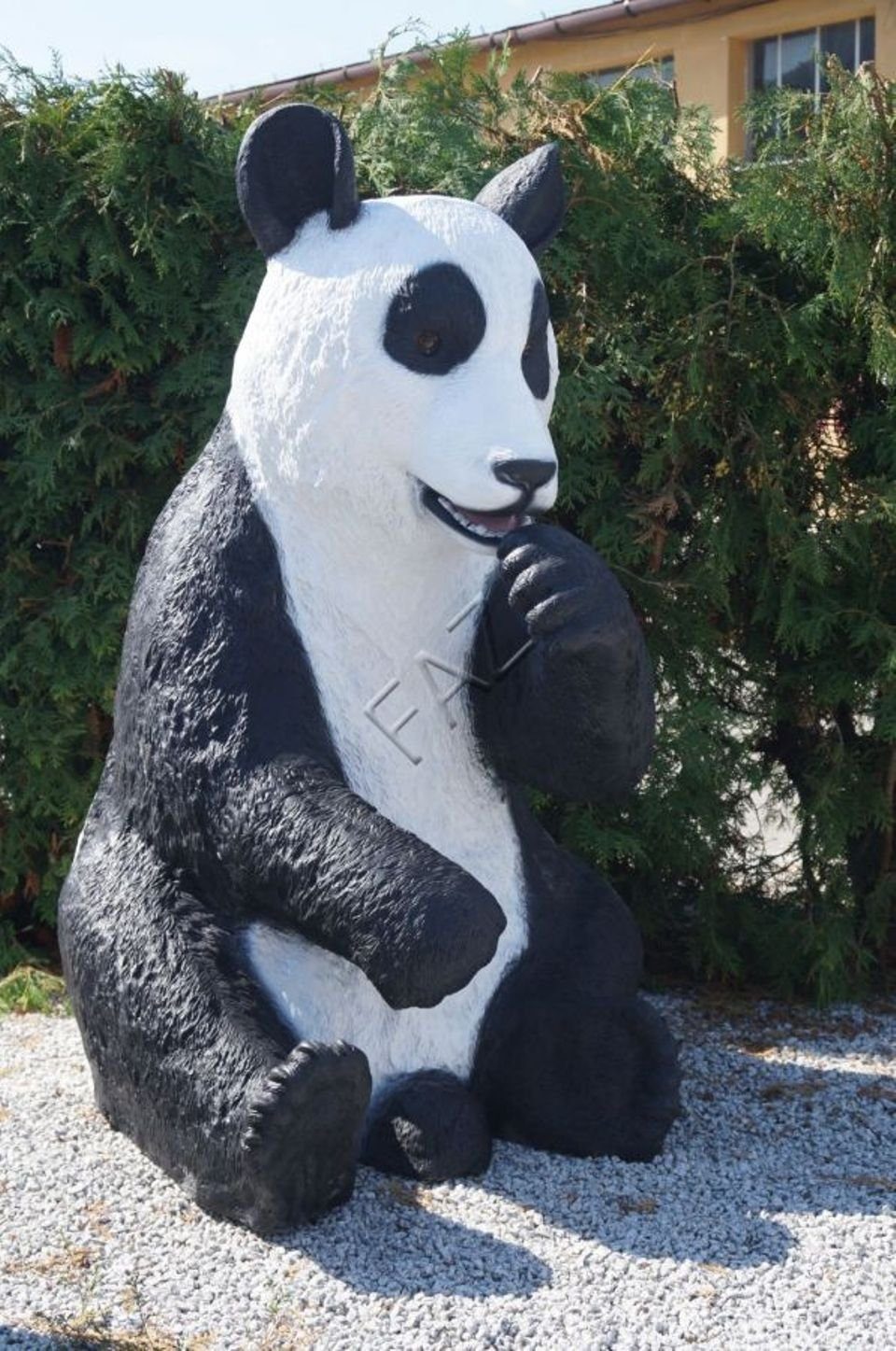 Jvmoebel Skulptur Design Panda Figur Statue Skulptur Figuren Garten