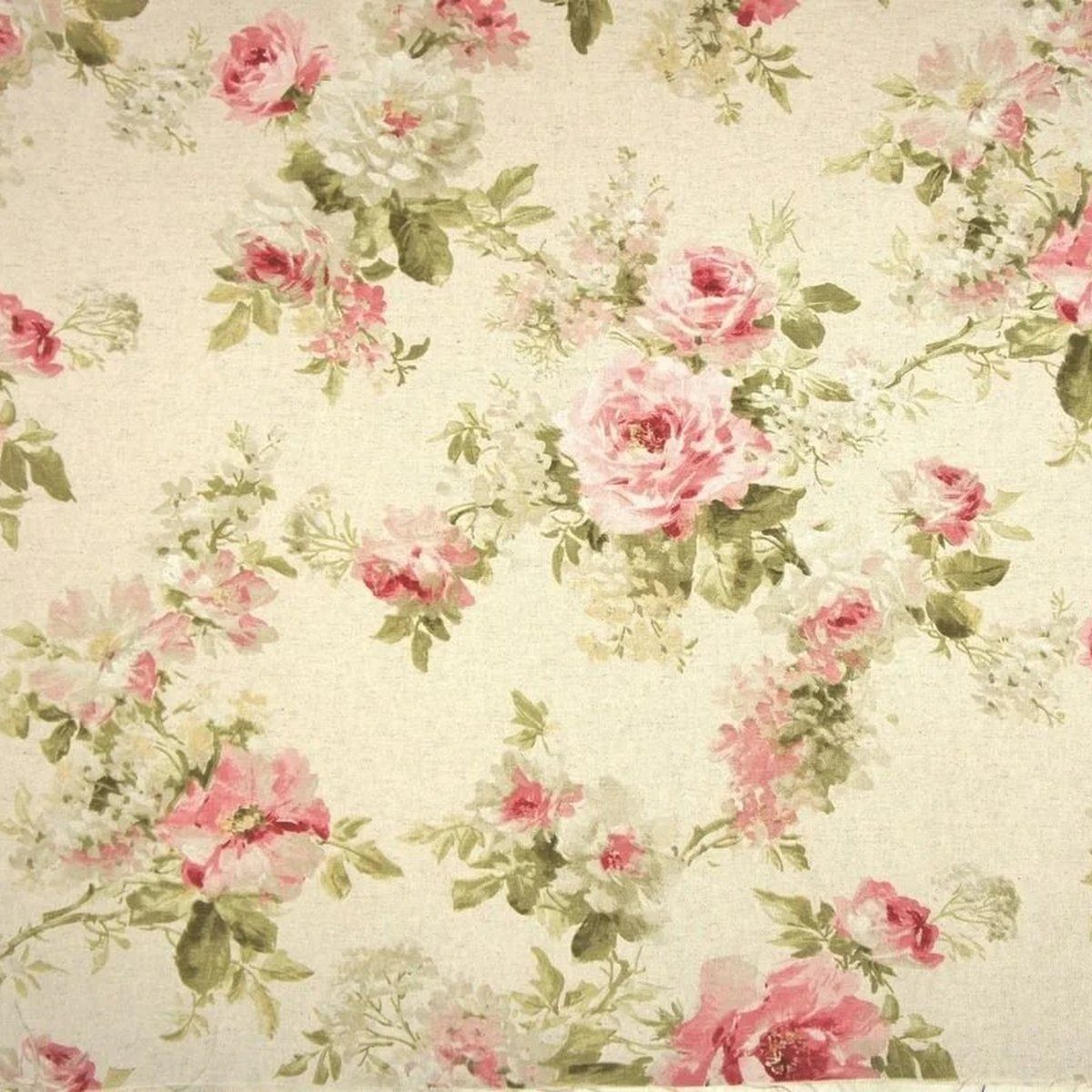 Stofferia Stoff Dekostoff Panama Amelie Rot, Breite 280 cm, Meterware