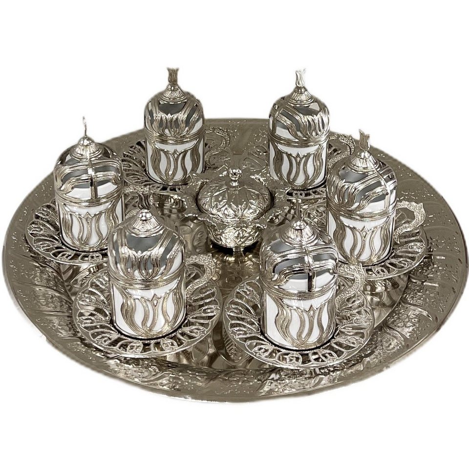 Asphald Geschirr Set Mokka Türkisches Kaffee Set Personen 27 Tlg