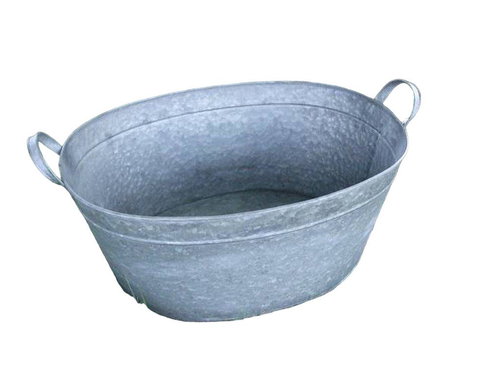 Deko Impression Pflanzschale Zinkwanne Pflanztopf Zinkbottich