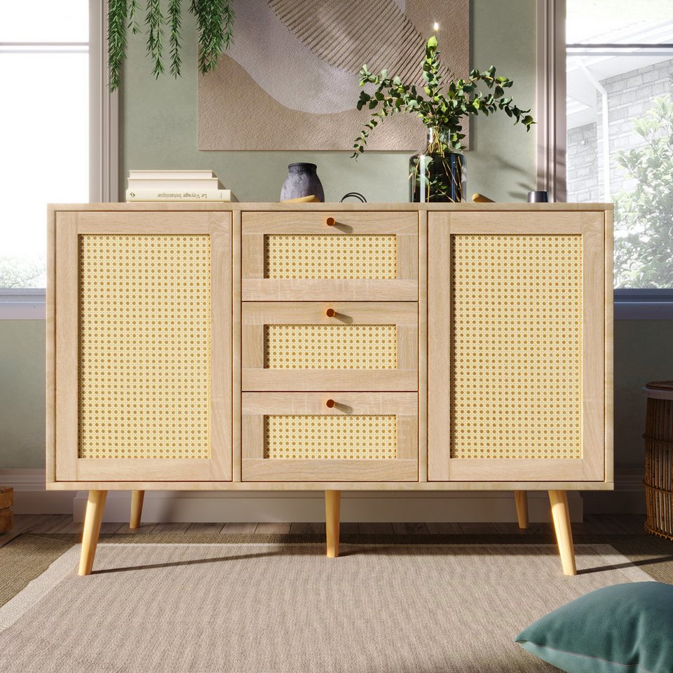 Ideasy Sideboard Sideboard Aufbewahrungsschrank Kommode Mit 3