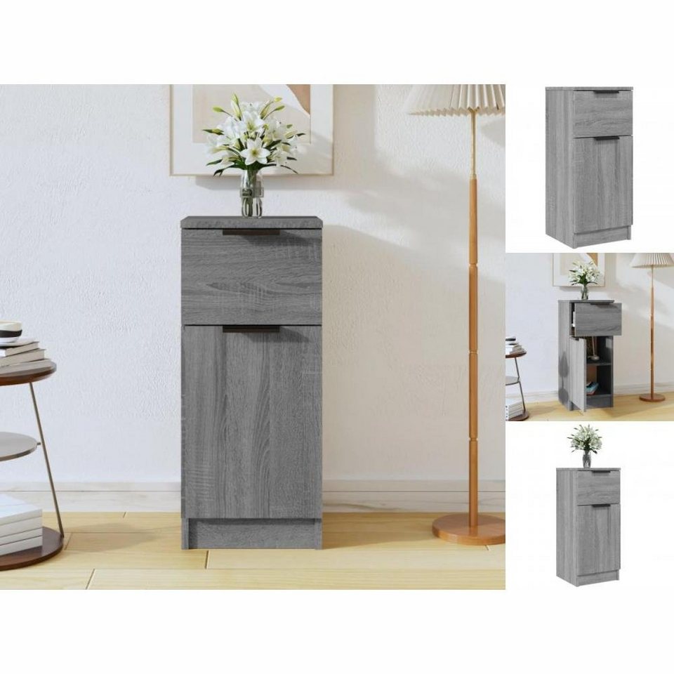 Vidaxl Sideboard Sideboard Grau Sonoma 30x30x70 Cm Spanplatte Kommode