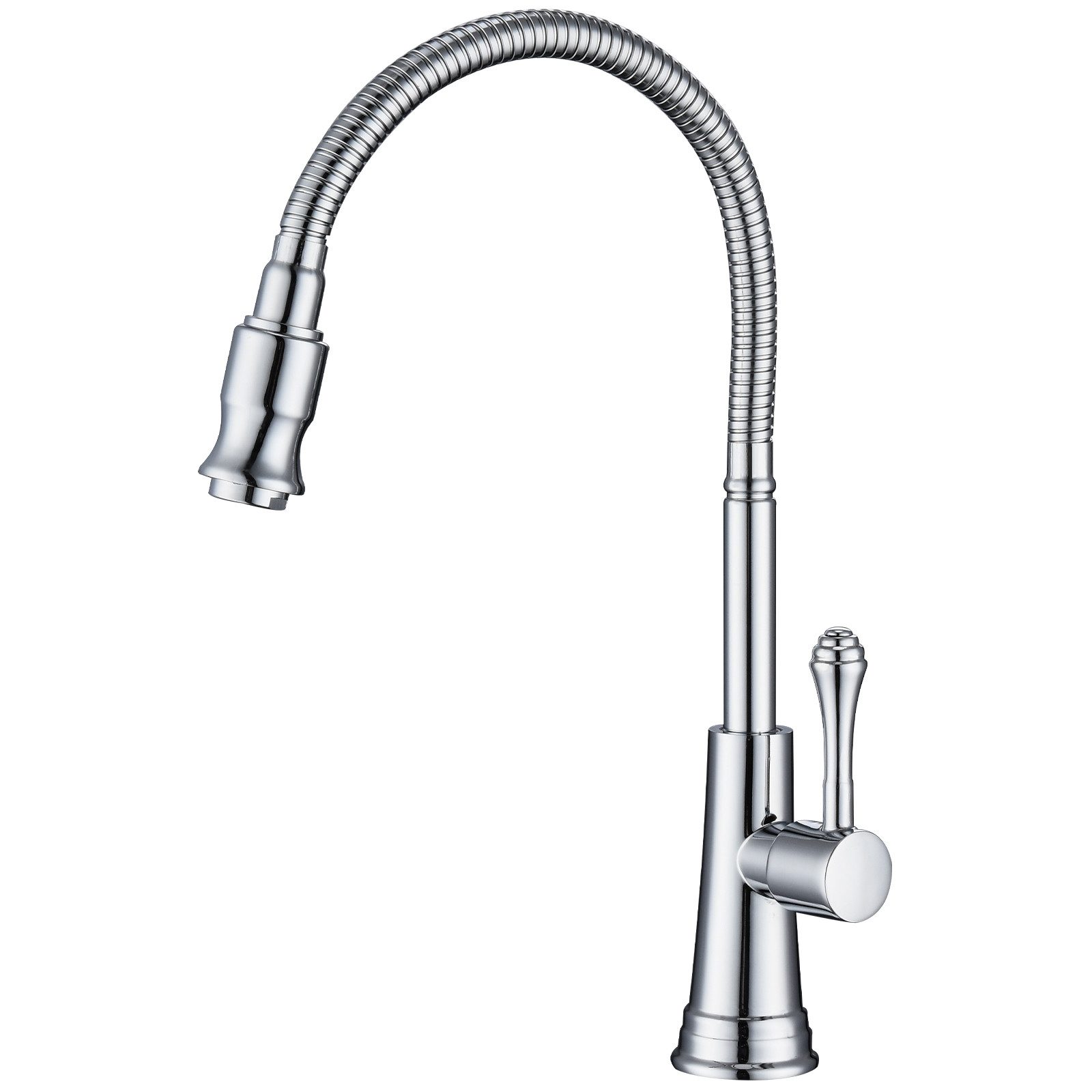 aihom Küchenarmatur 360° drehbar Kaltwasser Armatur,Kaltwasser Spültischarmatur mit 50cm ...