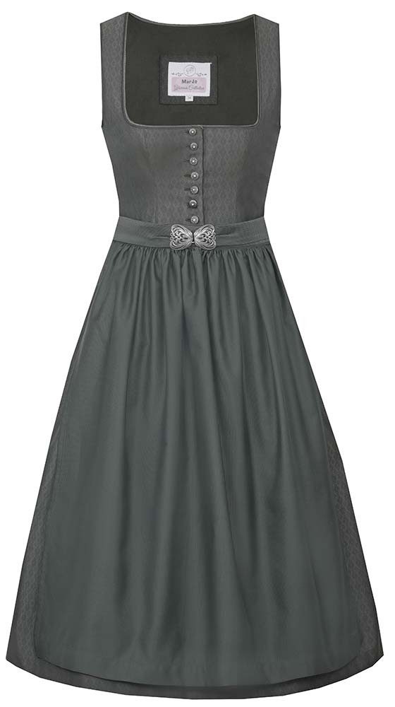 MarJo Dirndl Dirndl Kitzingen 70cm Länge waldgrün, Trachtenkleid