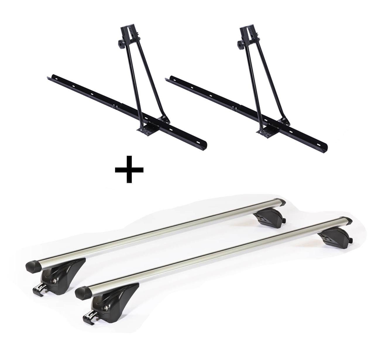 ᐅ VDP Dachträger (Für Ihren Audi Q5 (8R) (5 Türer) 14-16, Dachbox und Dachträger im Set), 2x ...