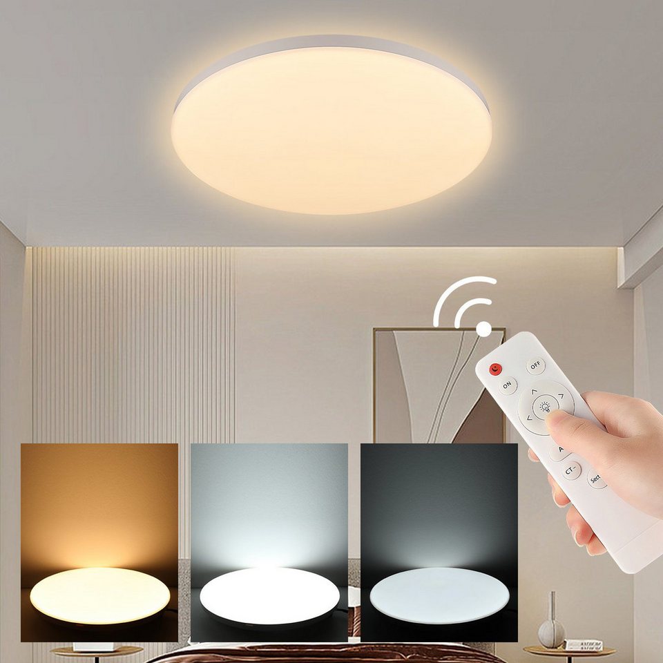 Letgospt Deckenleuchte Ultra Dünn 24w26w Led Deckenleuchte Panel